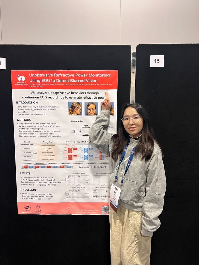 Ms. Wei (M2) gave a poster presentation at EMBC 2023 | Cybernetics and ...